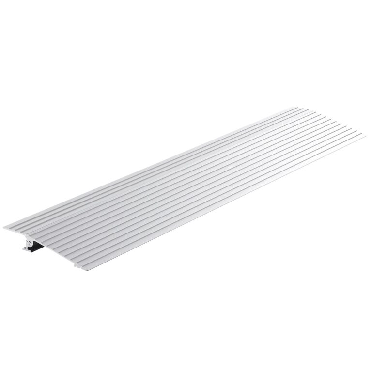 VEVOR Aluminum Threshold Ramp, 2.5 cm Rise, 363 kg Capacity, Adjustable ...