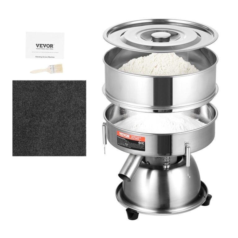 VEVOR Electric Vibrating Sieve Machine 3kg with 30 & 50 Mesh Stainless ...