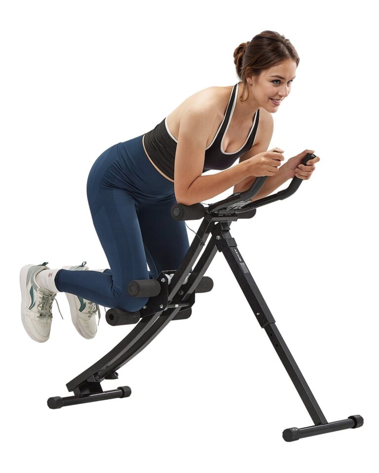 VEVOR Foldable Ab Workout Machine for Home Gym, Adjustable Core Trainer ...