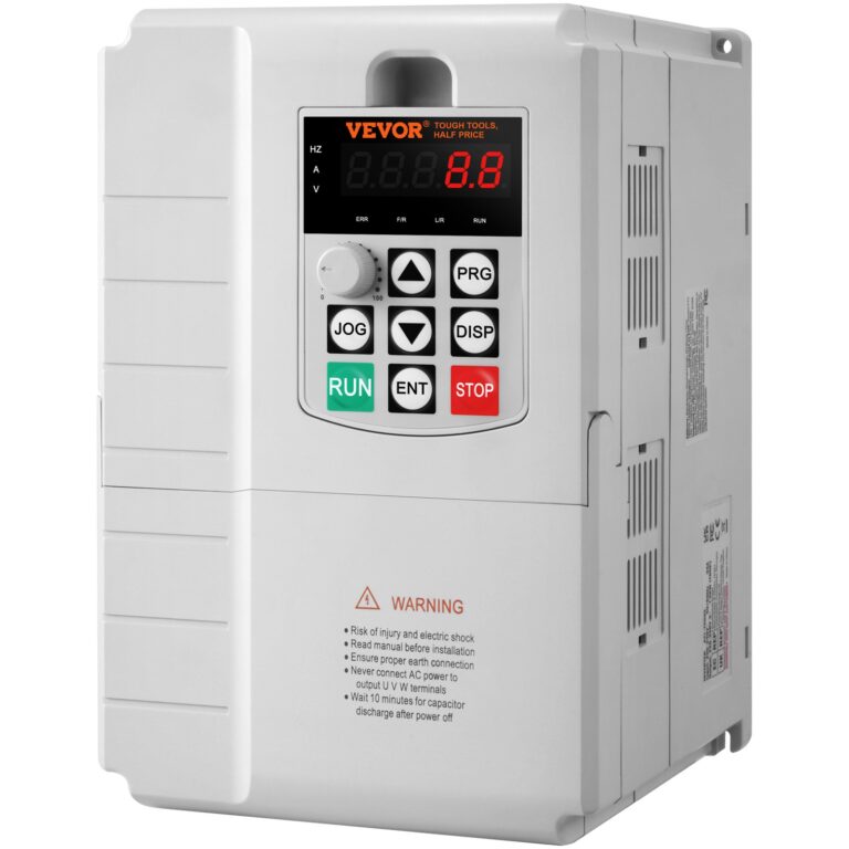 VEVOR 7.5kW Variable Frequency Drive VFD, 34A, 10HP, 220V, For 3-Phase ...