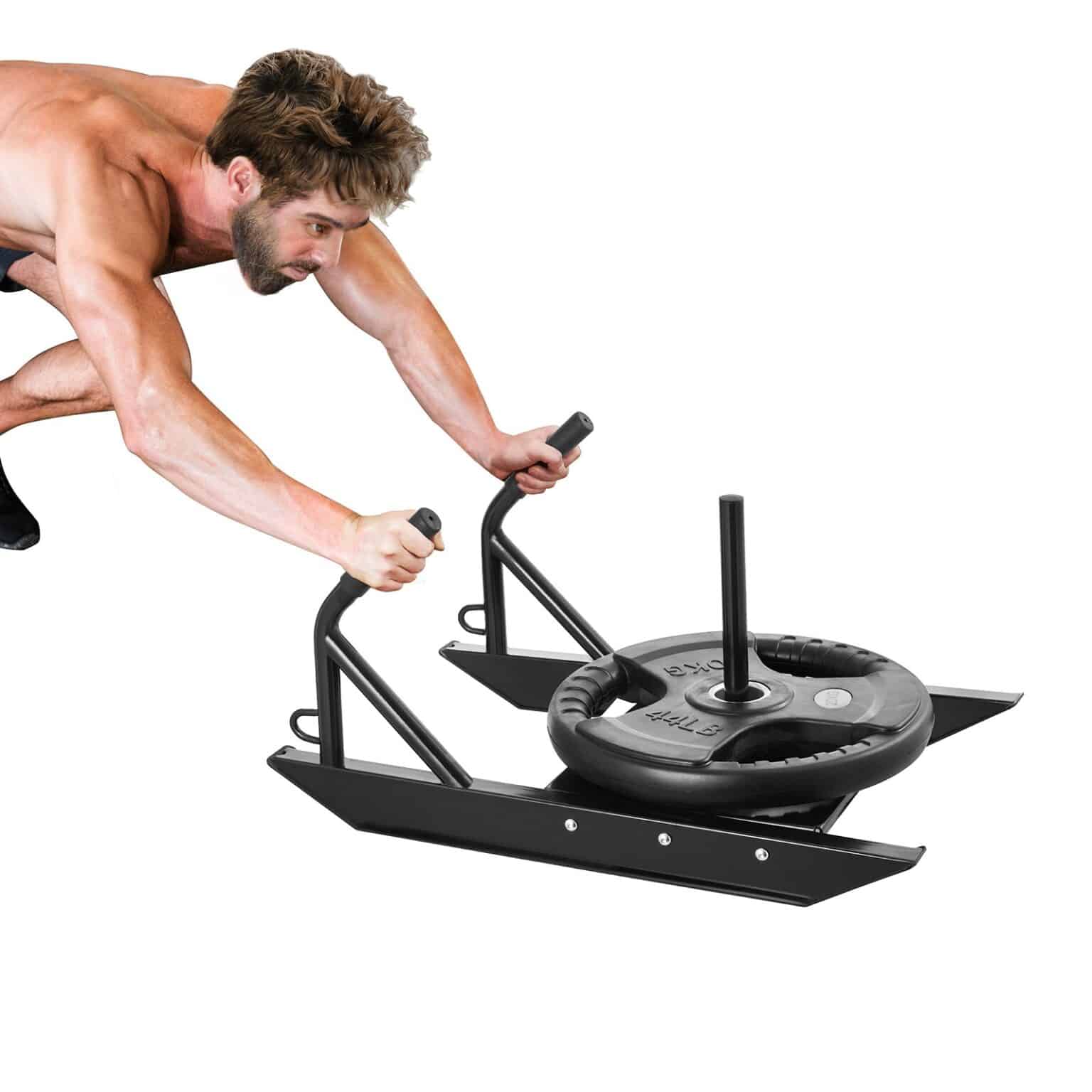 VEVOR Power Sled for Strength & Speed Training – Push Pull Fitness Sled ...