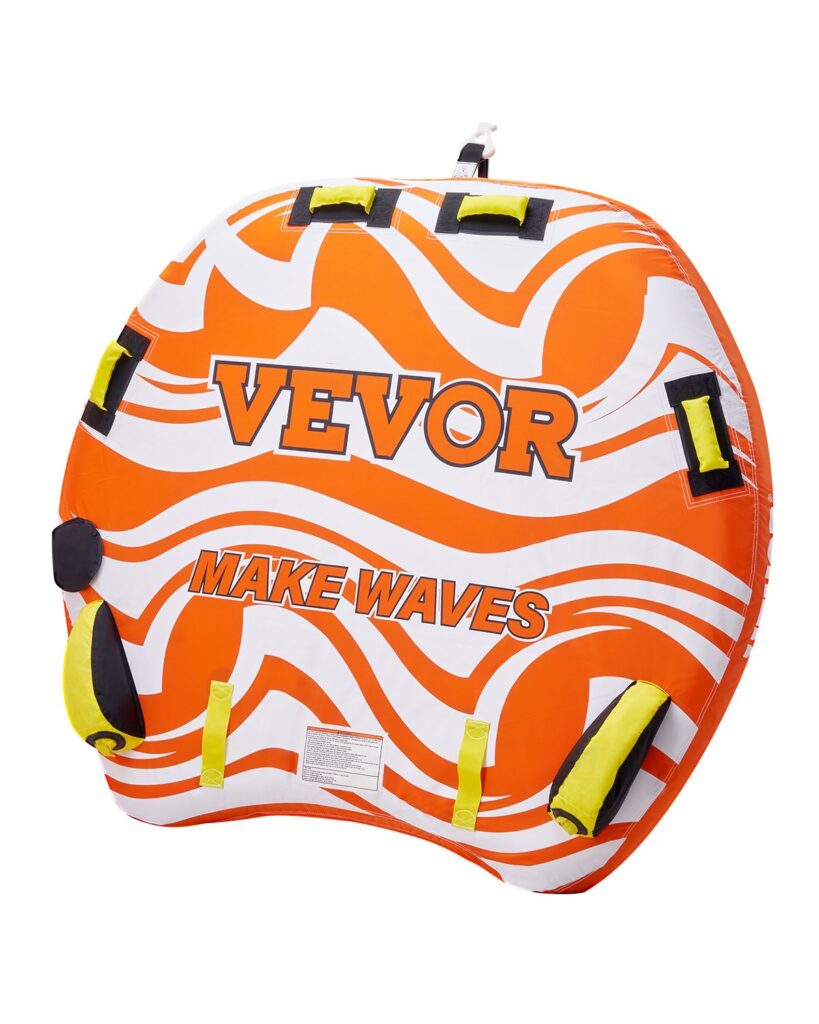 VEVOR Towable Tube for Boating – Inflatable Water Tube for 1-2 Riders ...