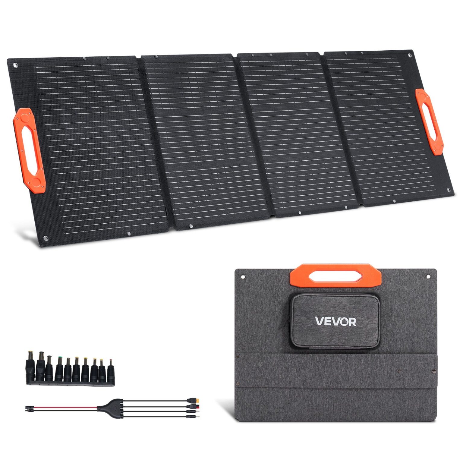 VEVOR 150W Foldable Monocrystalline Solar Panel, 23% Efficient ...