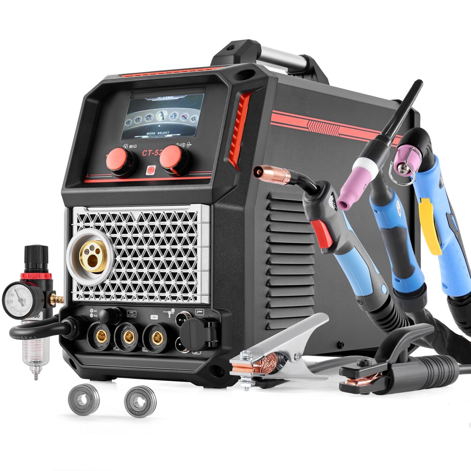 VEVOR 5-in-1 Plasma Cutter & Welder 220V – 50A Cut, 200A MIG/TIG/MMA ...