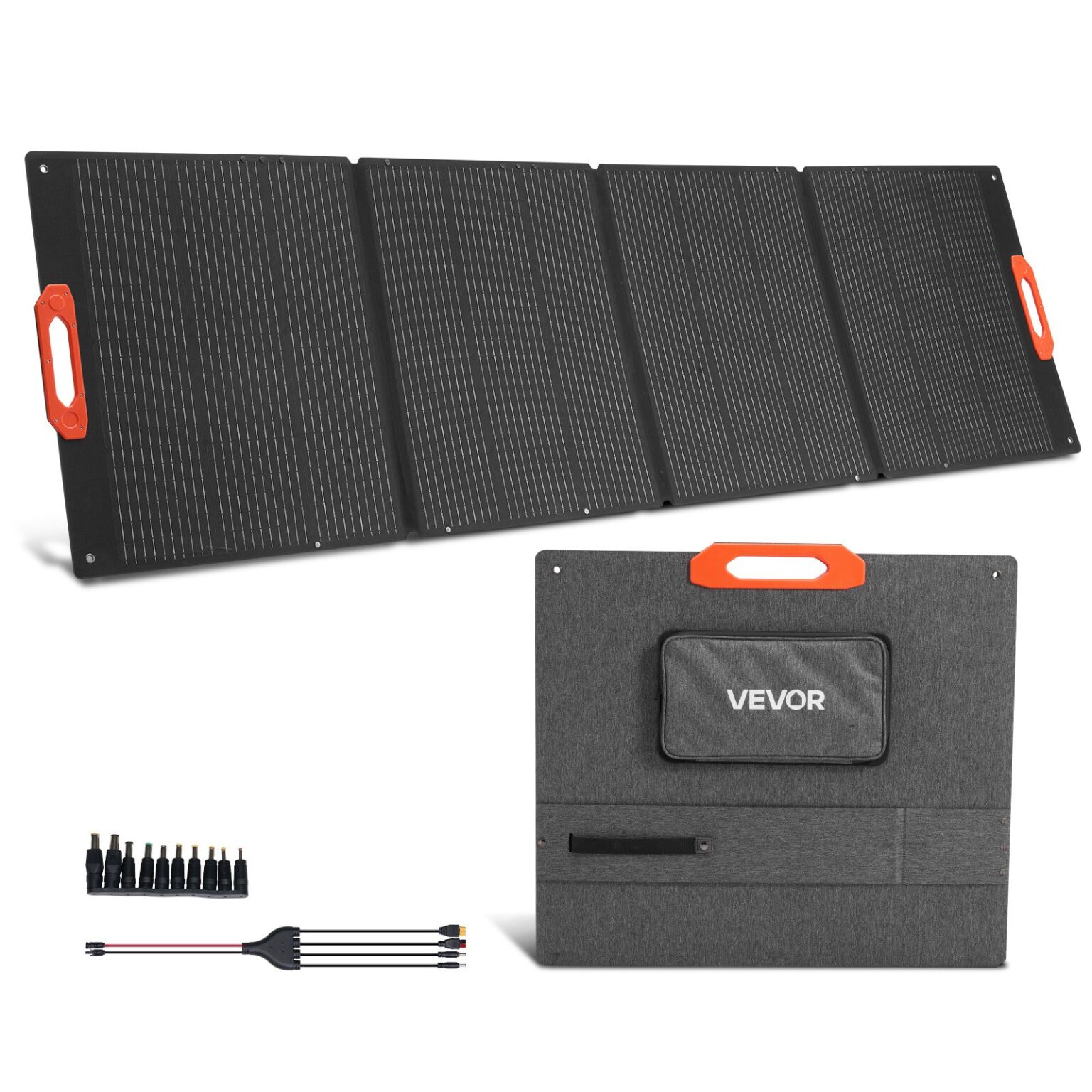 VEVOR 300W Foldable Monocrystalline Solar Panel, 23% Efficiency, MC4 ...