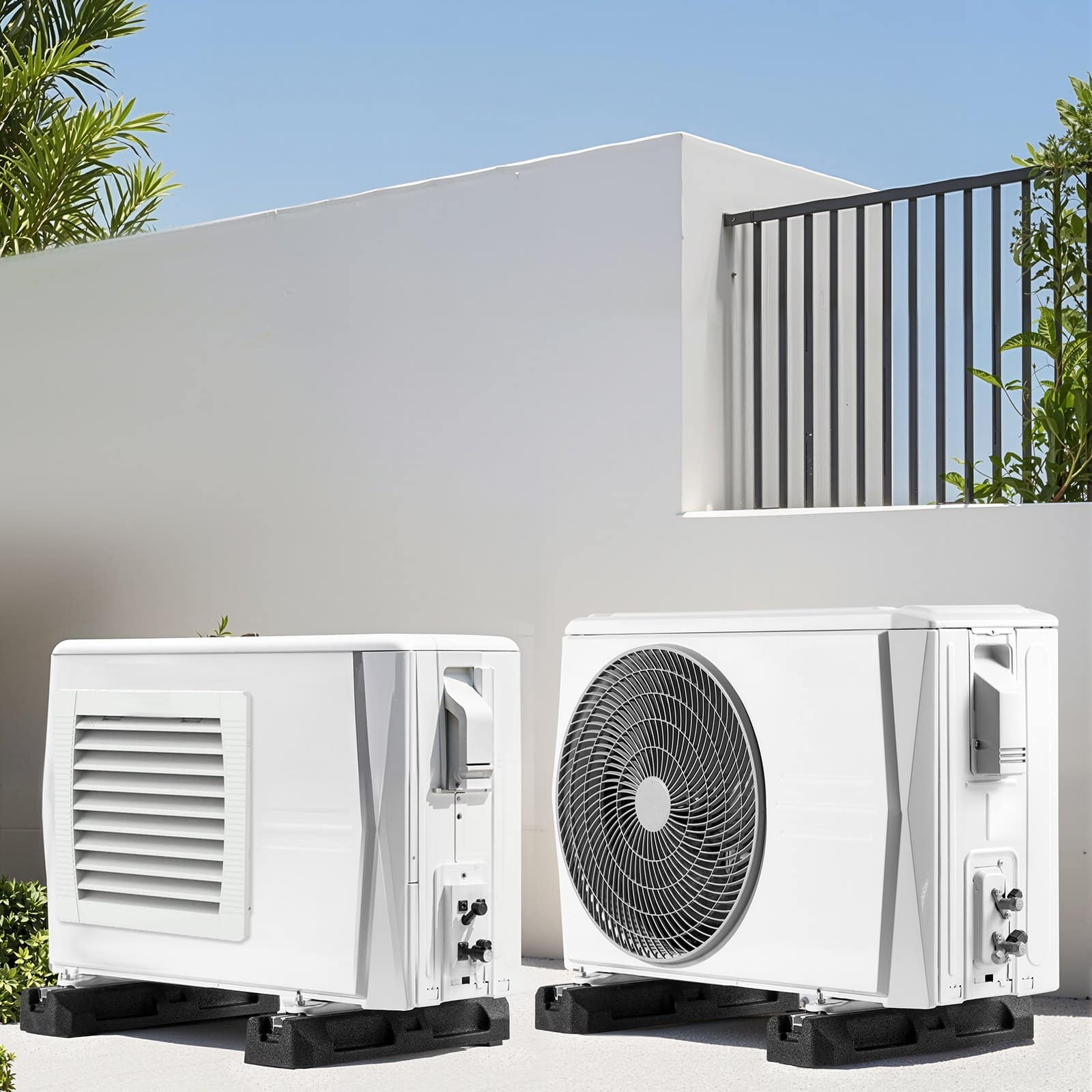 VEVOR Floor Mount Base Kit for Mini Split AC Units 9000–36000BTU, Anti ...