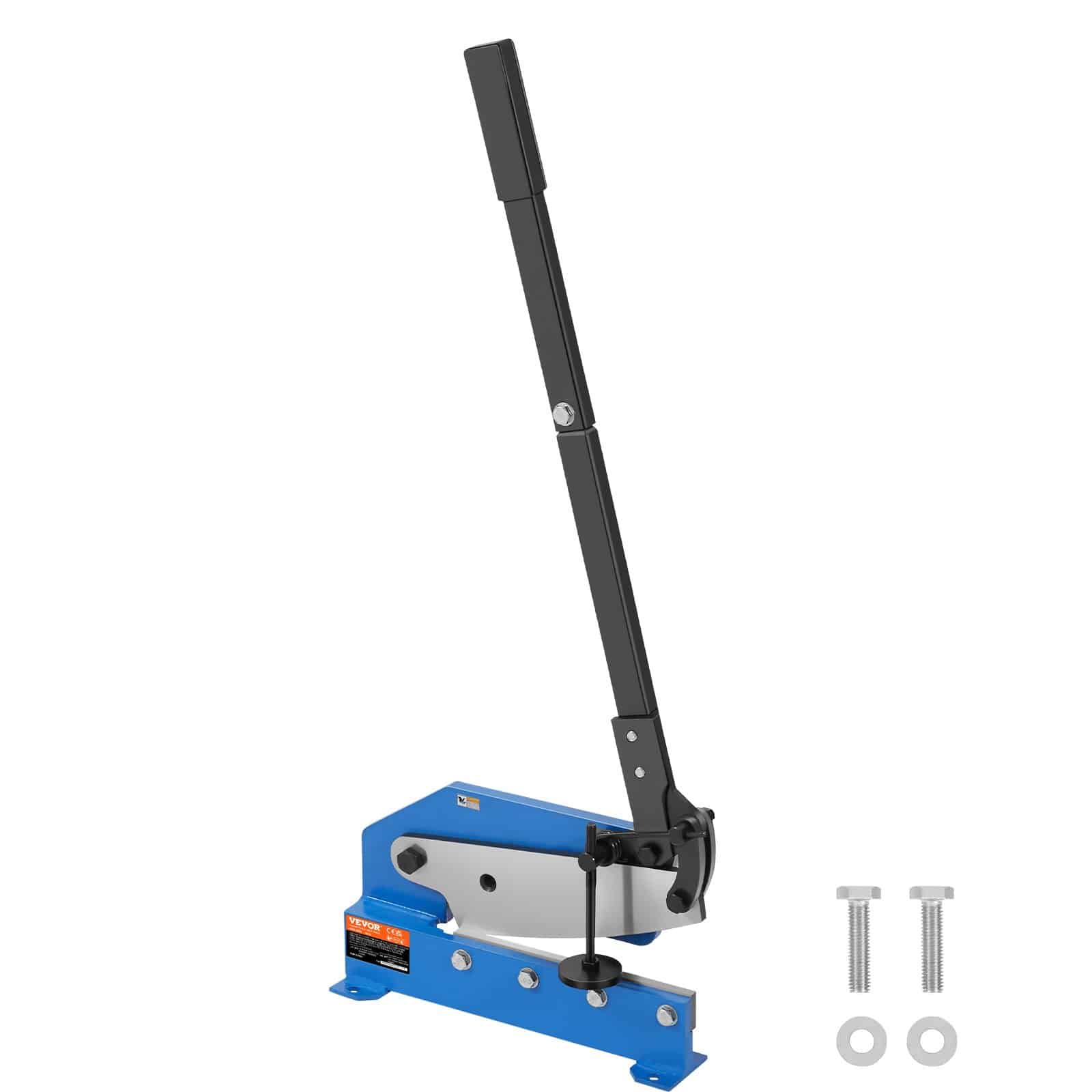 VEVOR 270mm Manual Metal Sheet Shear HS-12, Heavy-Duty T10 Blade Bench ...