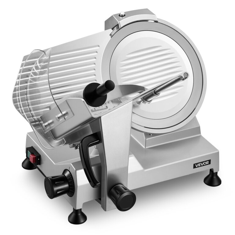 VEVOR 400W Commercial Electric Meat Slicer, 30cm Carbon Steel Blade, 0 ...