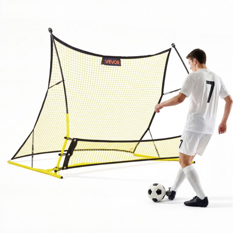 VEVOR 2-in-1 Soccer Rebounder Net 1830 x 1085 mm, Dual-Sided Goal for ...