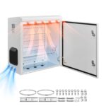 VEVOR Outdoor Electrical Enclosure Box IP65, Steel Junction Cabinet ...